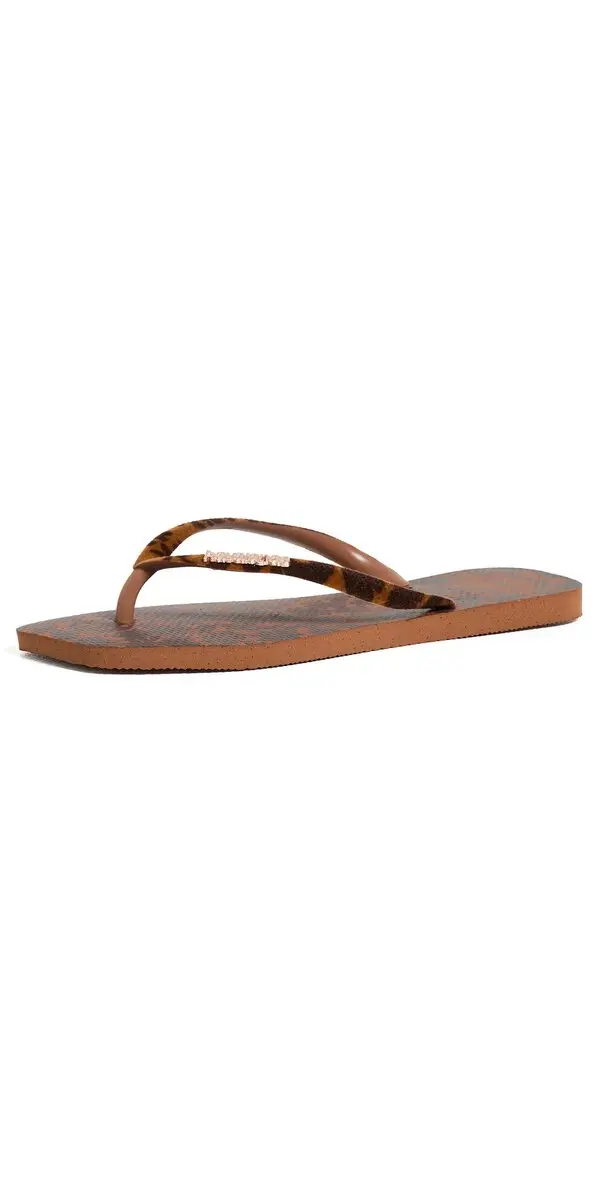 Havaianas Square Velvet Sandals - Rust