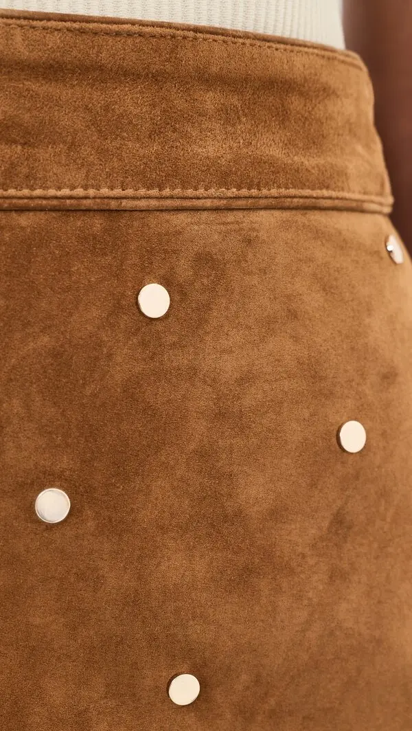 Hunter Bell Dottie Suede Skirt