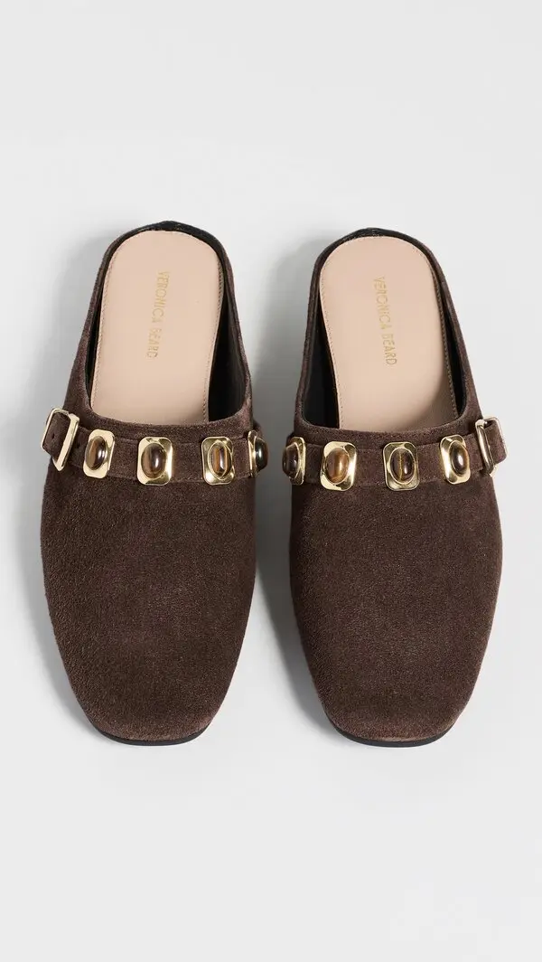 Veronica Beard Narcisa Cabachon Mules