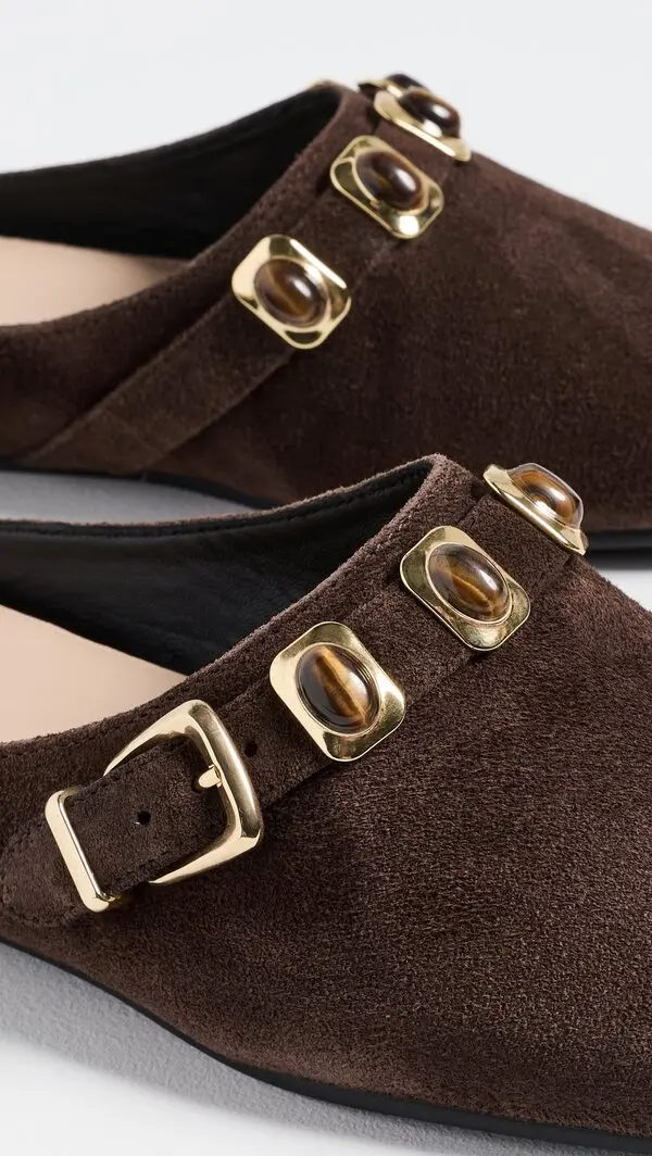 Veronica Beard Narcisa Cabachon Mules