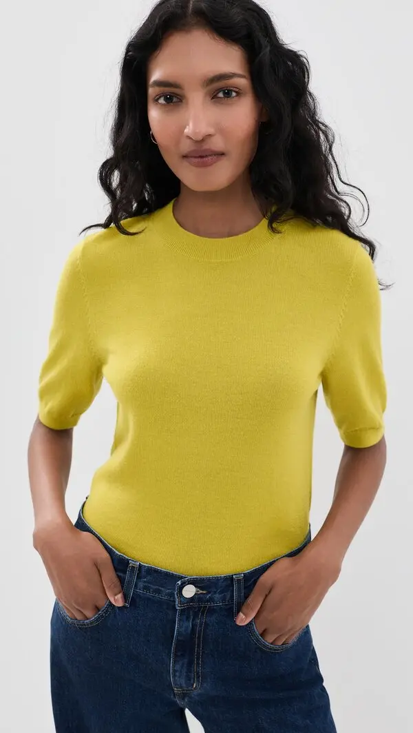 Secular Fitted Wool Crew Sweater