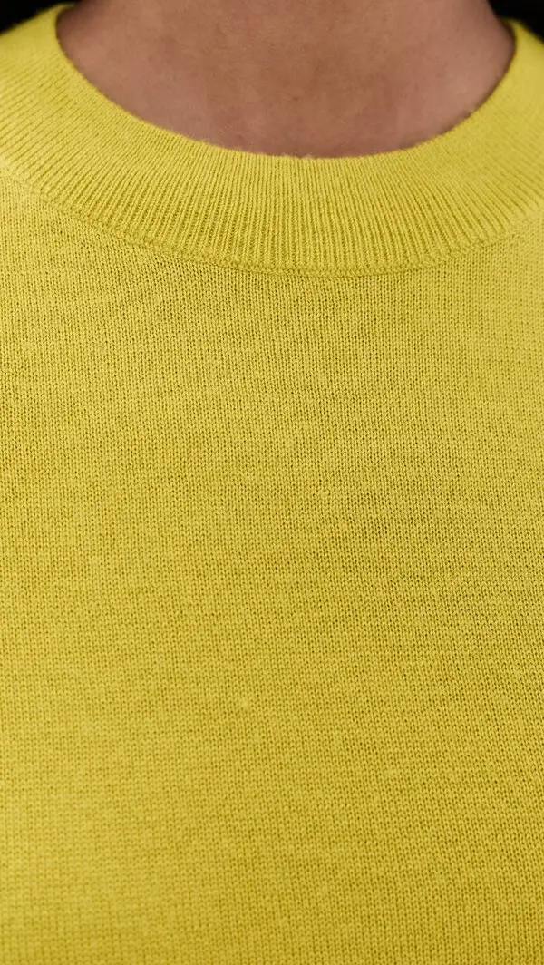 Secular Fitted Wool Crew Sweater