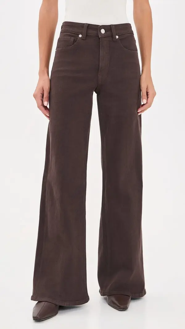 Good American Good Waist Palazzo Ankle Jeans