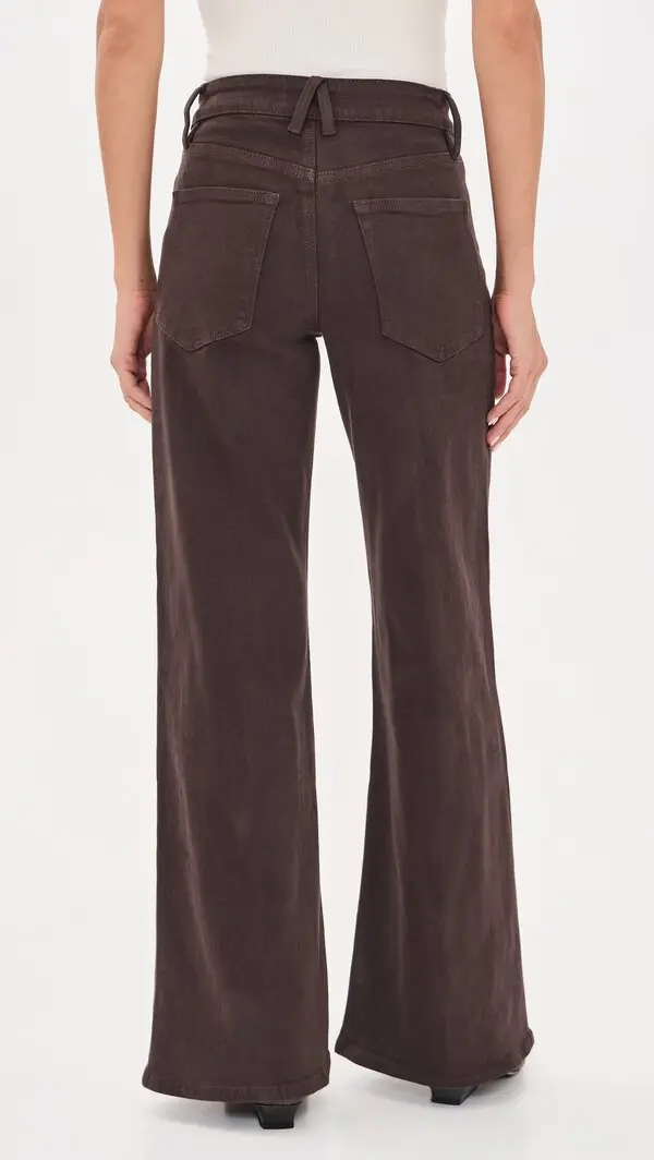 Good American Good Waist Palazzo Ankle Jeans