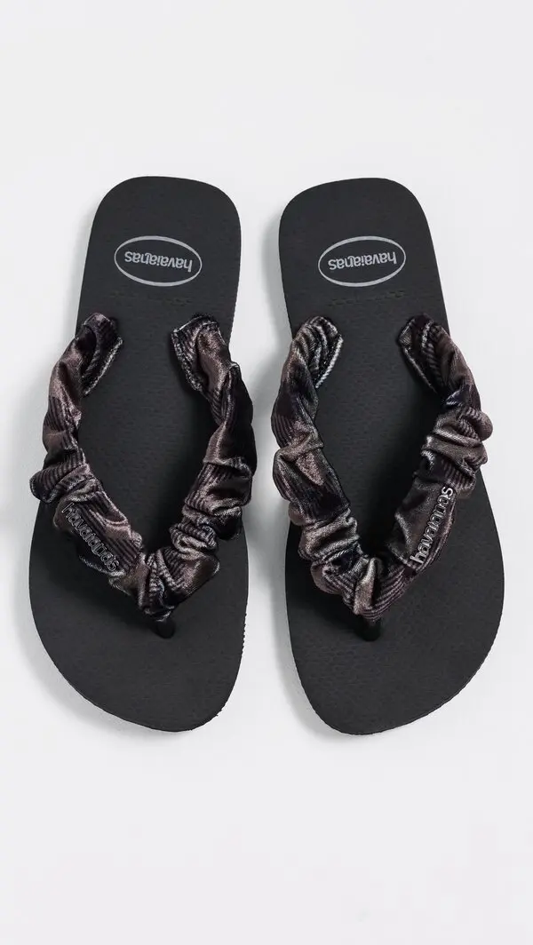 Havaianas Top Fall Flip Flops - Black