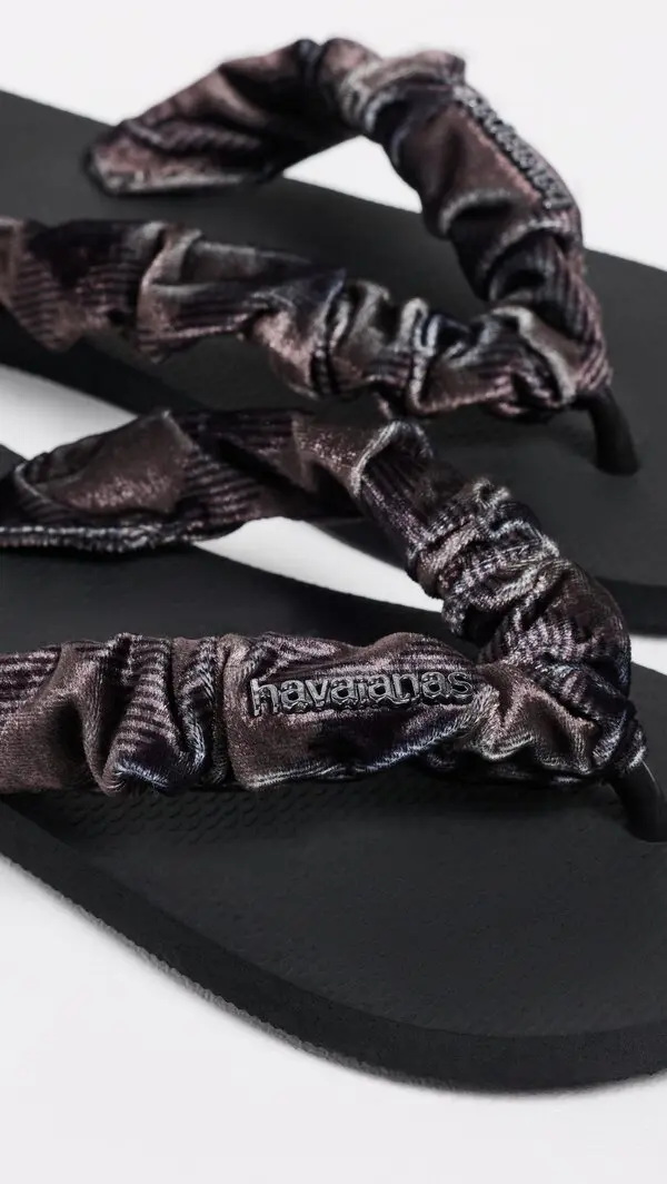 Havaianas Top Fall Flip Flops - Black