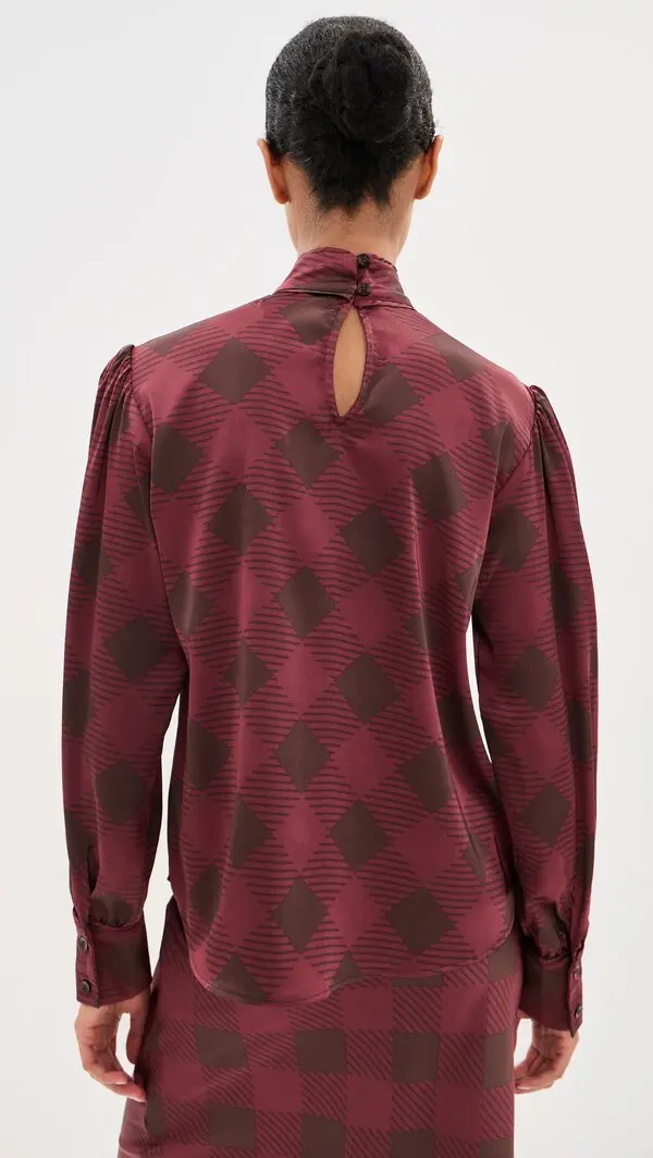 LE BOP Zaza Blouse - Mahogany/brown
