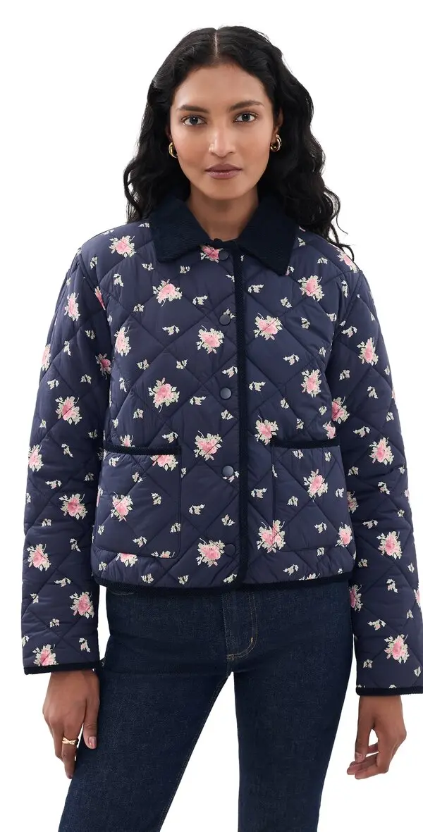 LoveShackFancy Norinda Jacket - Inkwash