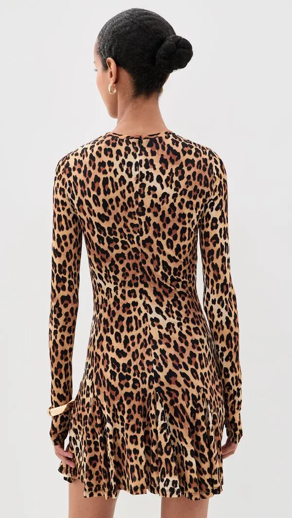 Alice + Olivia Wendy Fit And Flare Godet Mini Dress
