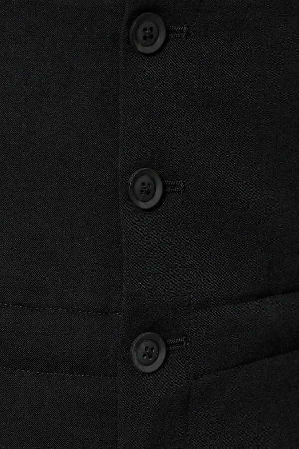 Yohji Yamamoto Wool Wide-leg Pants