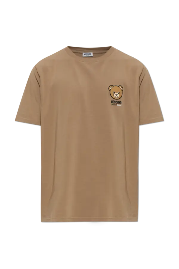 Moschino T-shirt From The "active" Line - Beige