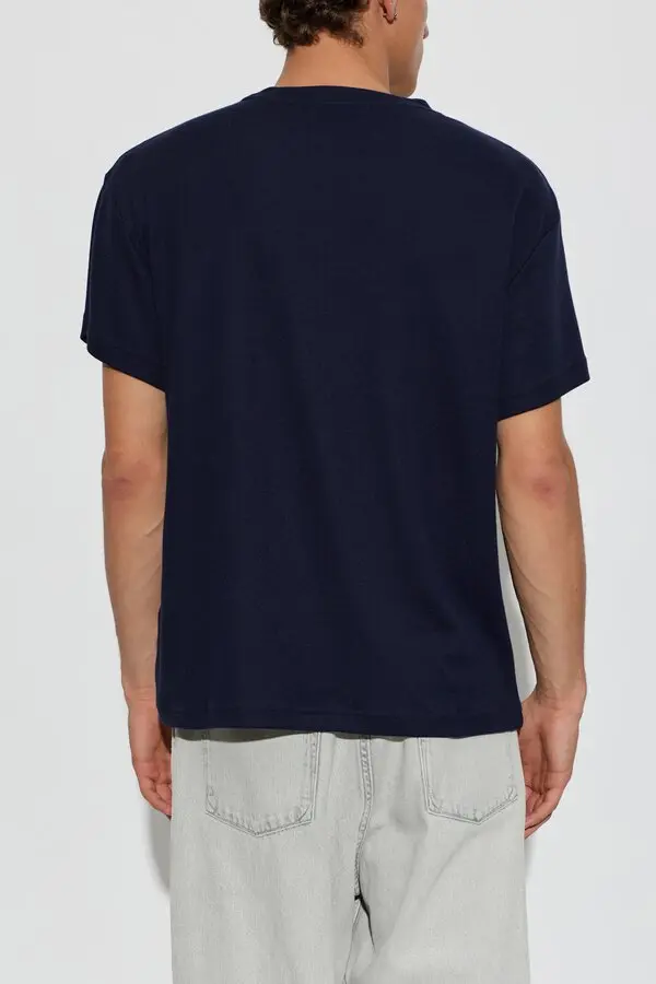 JIL SANDER Blue Crew Neck T-shirt