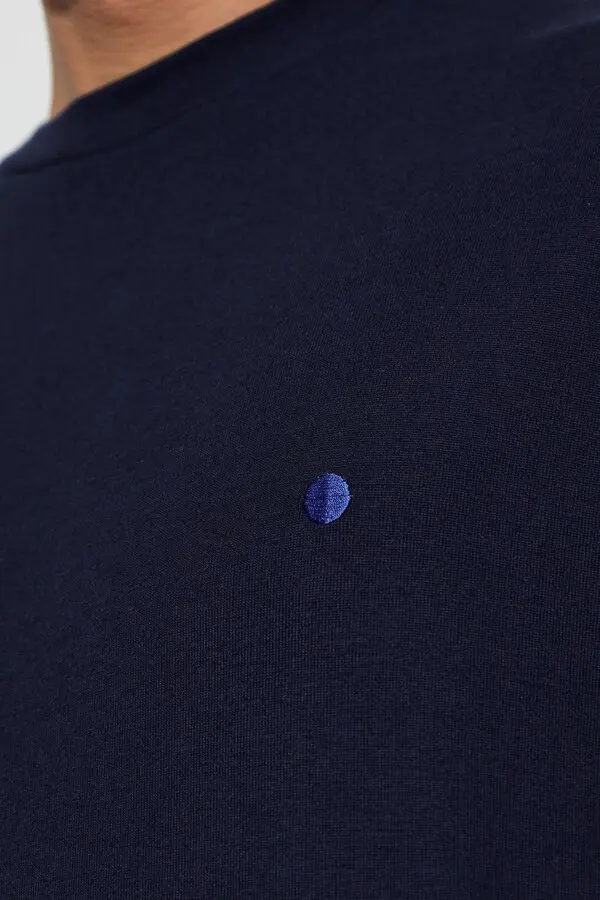 JIL SANDER Blue Crew Neck T-shirt