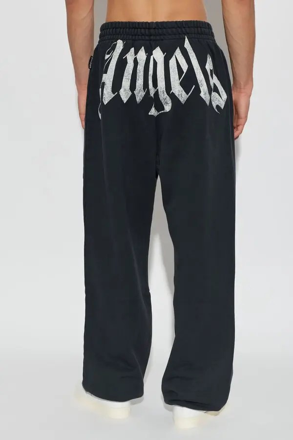 Palm Angels Sweatpants With Cuffed Legs