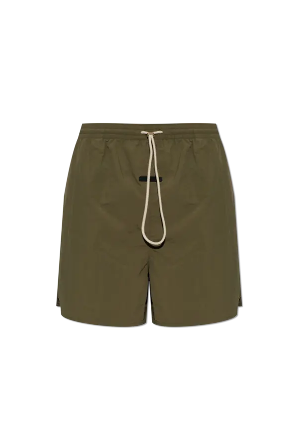 Fear Of God Swim Trunks With Appliquéd Logo
