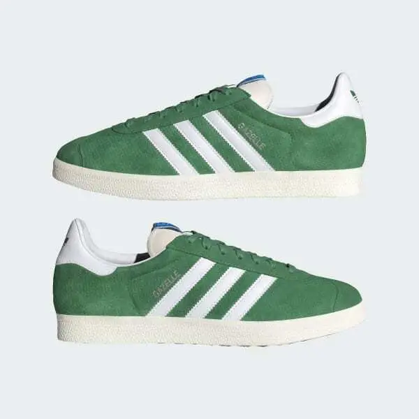 ADIDAS ORIGINALS Gazelle Lace-up Sneakers - Green