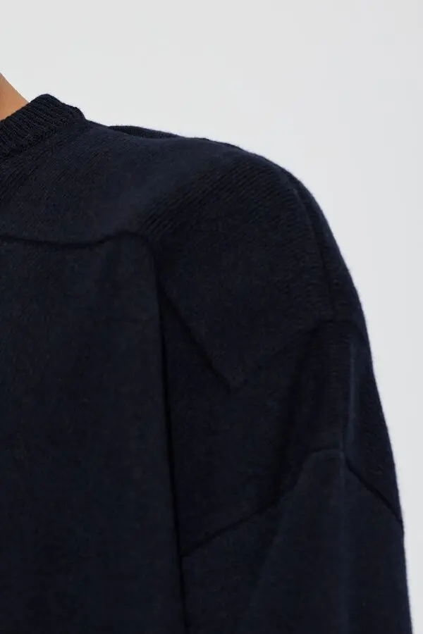 JIL SANDER Wool Sweater With A Crew Neck