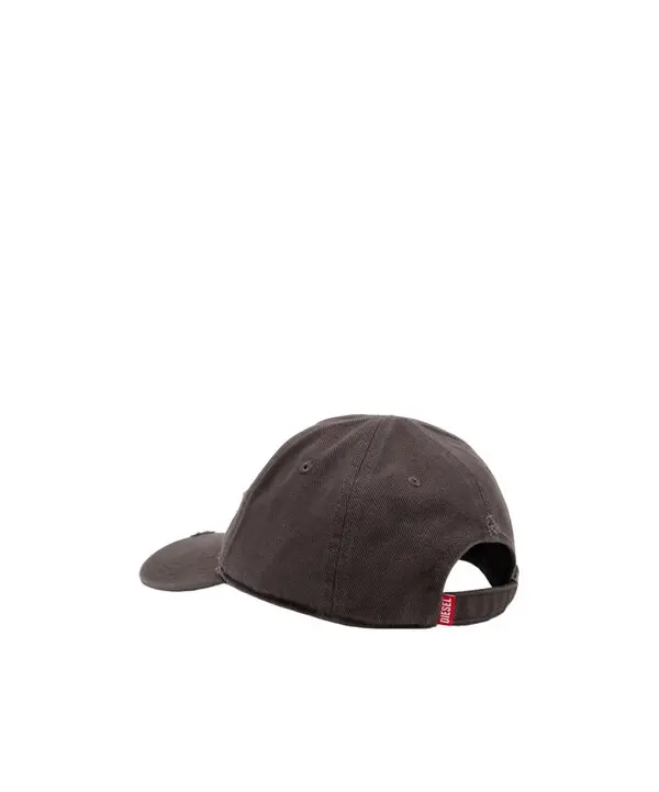DIESEL® Logo Embroidered Distressed Baseball Cap