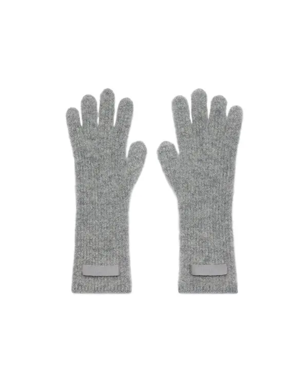 Jacquemus Les Gants Knit Gloves - Dark Gray