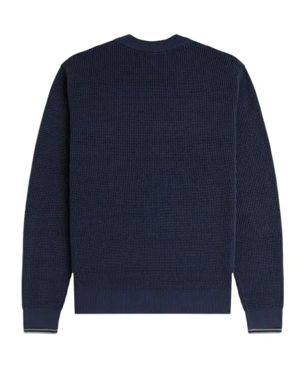 Fred Perry Waffle-knit Crewneck Jumper