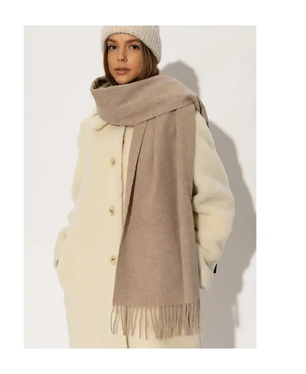 TOTEME Fringe Edge Knitted Scarf