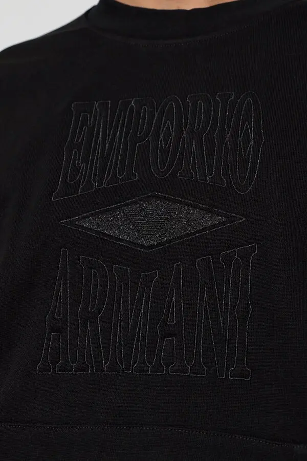 Emporio Armani Sweatshirt With Embroidered Logo