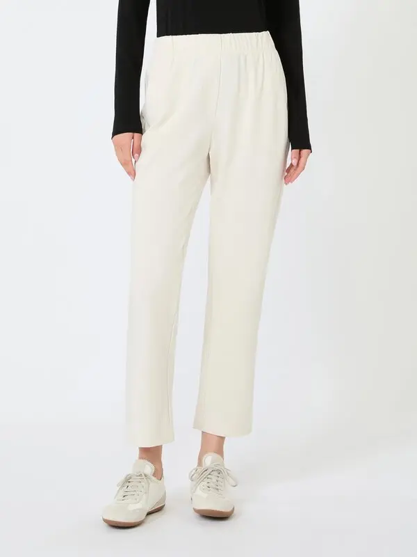 Max Mara Slim Fit Pants With Elastic Waistband