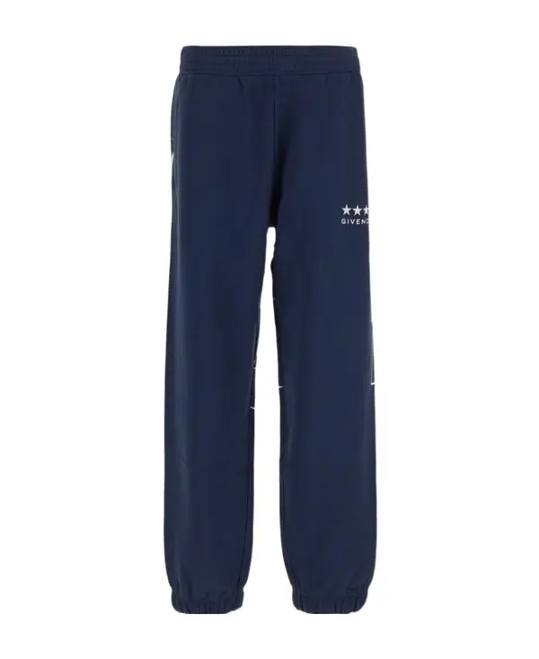 Givenchy Logo Printed Sweatpants - Blue