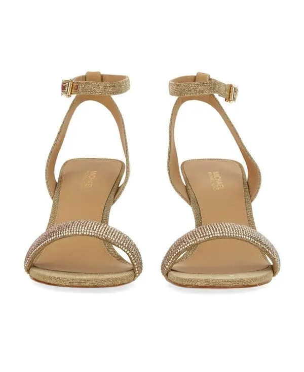 Michael Kors Carrie Rhinestoned Embellished Sandals
