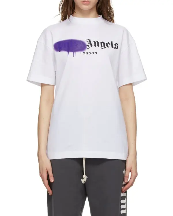 Palm Angels Spray Paint-print T-shirt