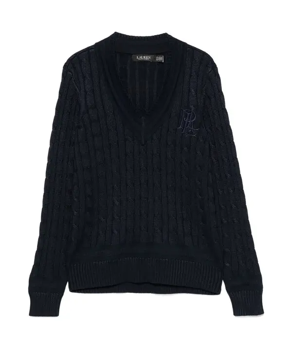 Ralph Lauren Meren V-neck Jumper - Navy