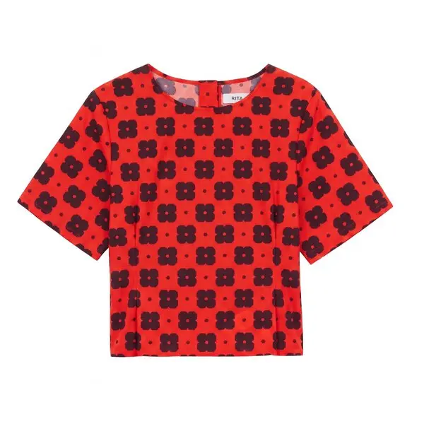 RITA ROW Vero Shirt Print - Red