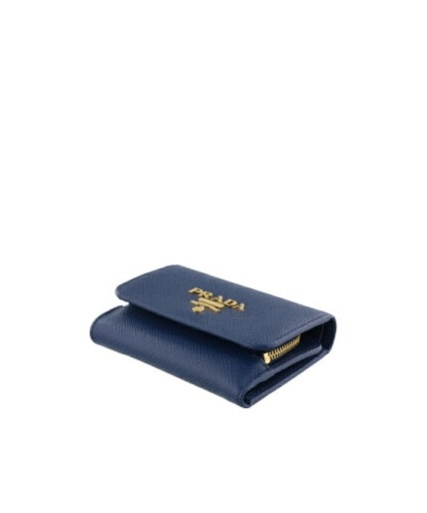 Prada Logo-lettering Tri-fold Wallet