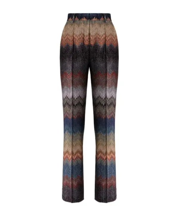 Missoni Trumpet Pants In Snake Pattern Knit