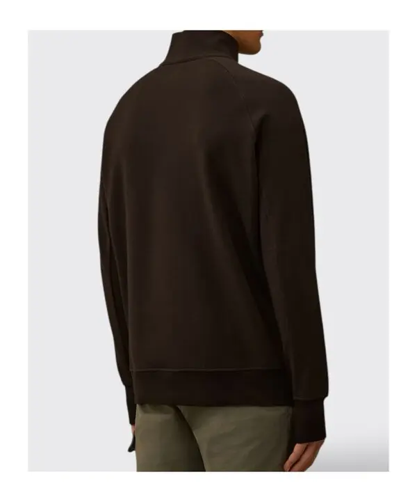 C.P. COMPANY Quarter-zip Sweatshirt With Lens Detail