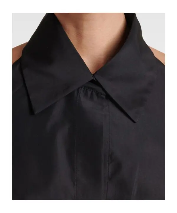 Norma Kamali Halterneck Belted Maxi Dress