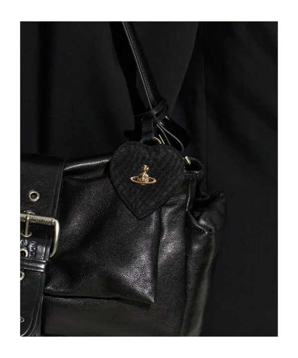 VIVIENNE WESTWOOD Heart Mirror Bag Charm