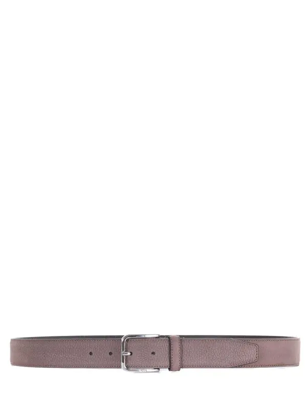 Hugo Boss Logo Engraved Belt