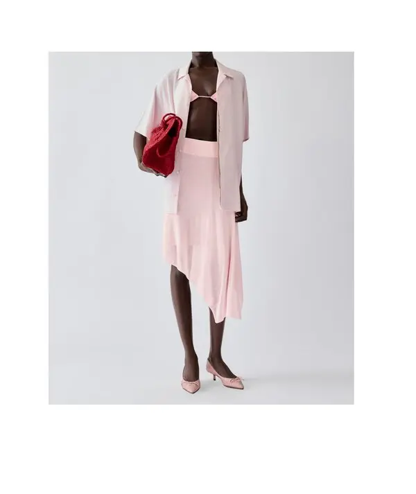 Jacquemus Asymmetric Voile Skirt