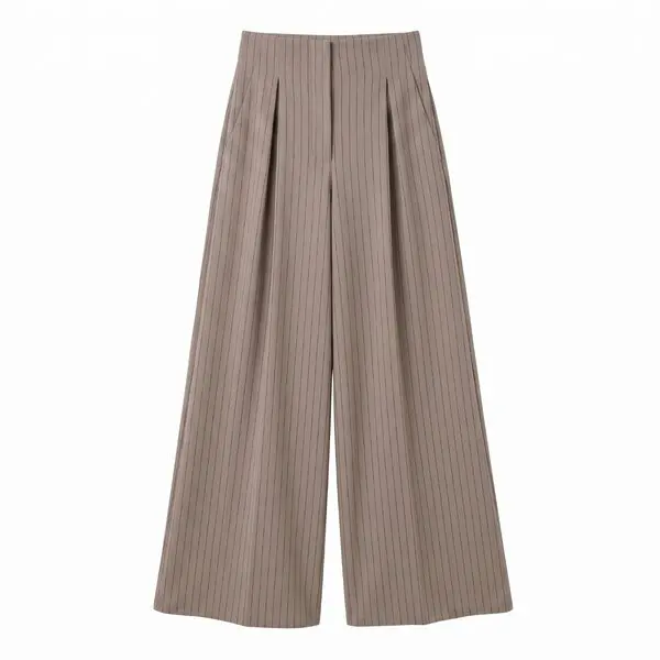 RITA ROW Neutrals Siena Pants Stripes - Beige
