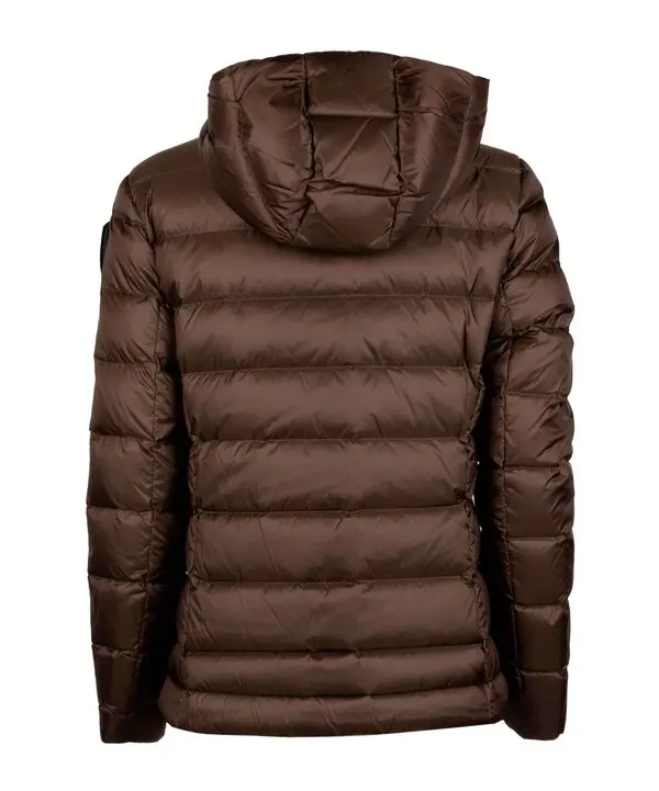 BLAUER. Short Padded Down Jacket With Hood