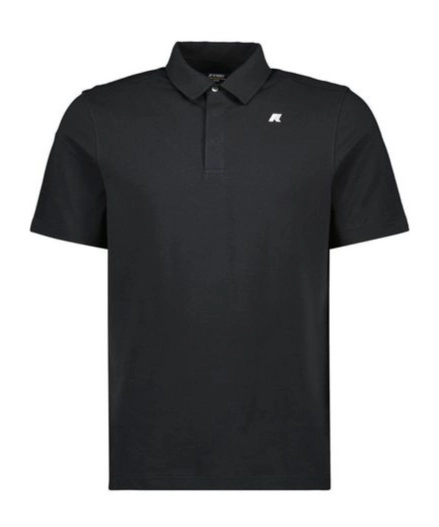 K-WAY Vincelle Light Stretch Jersey Polo Shirt - Black