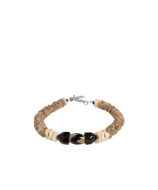 Isabel Marant Étoile Wooden Beads Detailed Bracelet - Yellow