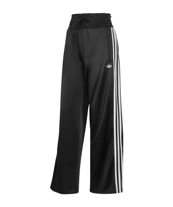 ADIDAS ORIGINALS Smocked Firebird Track Pants - Black