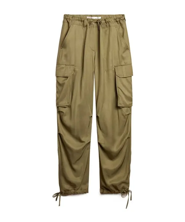 GOLDEN GOOSE Wide-leg Cargo Pants - Green