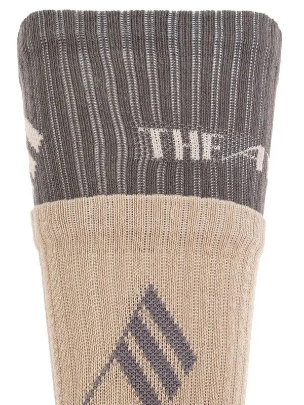 Attico Logo Intarsia Socks