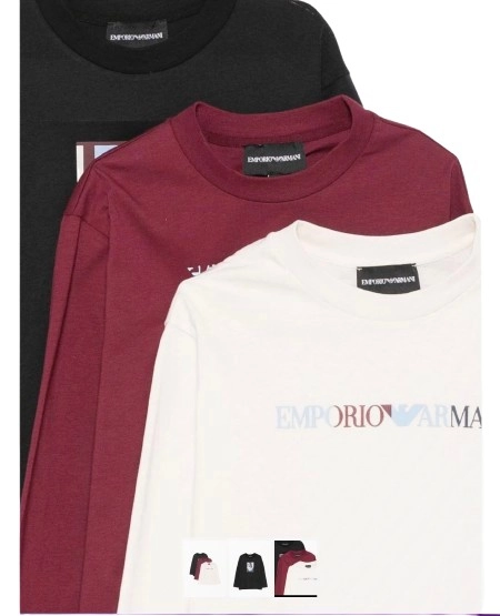 ARMANI Three-piece T-shirt Set