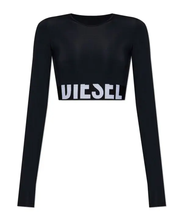DIESEL® Melissa-d-pop Cropped Long Sleeve Top