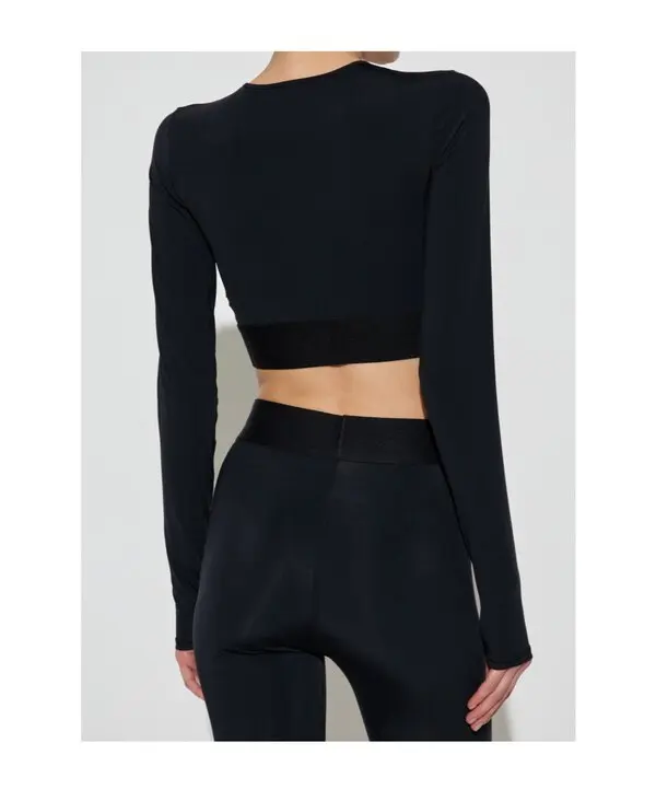 DIESEL® Melissa-d-pop Cropped Long Sleeve Top