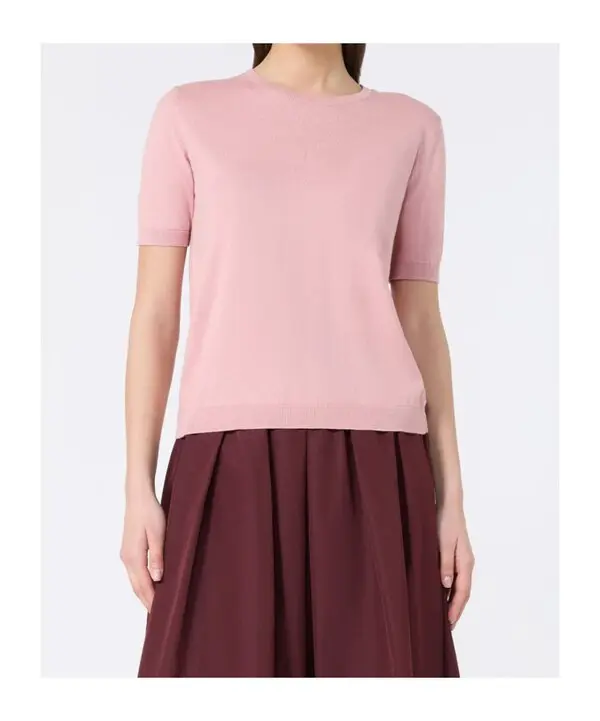 Max Mara Gabarra Short-sleeved Knitted Top